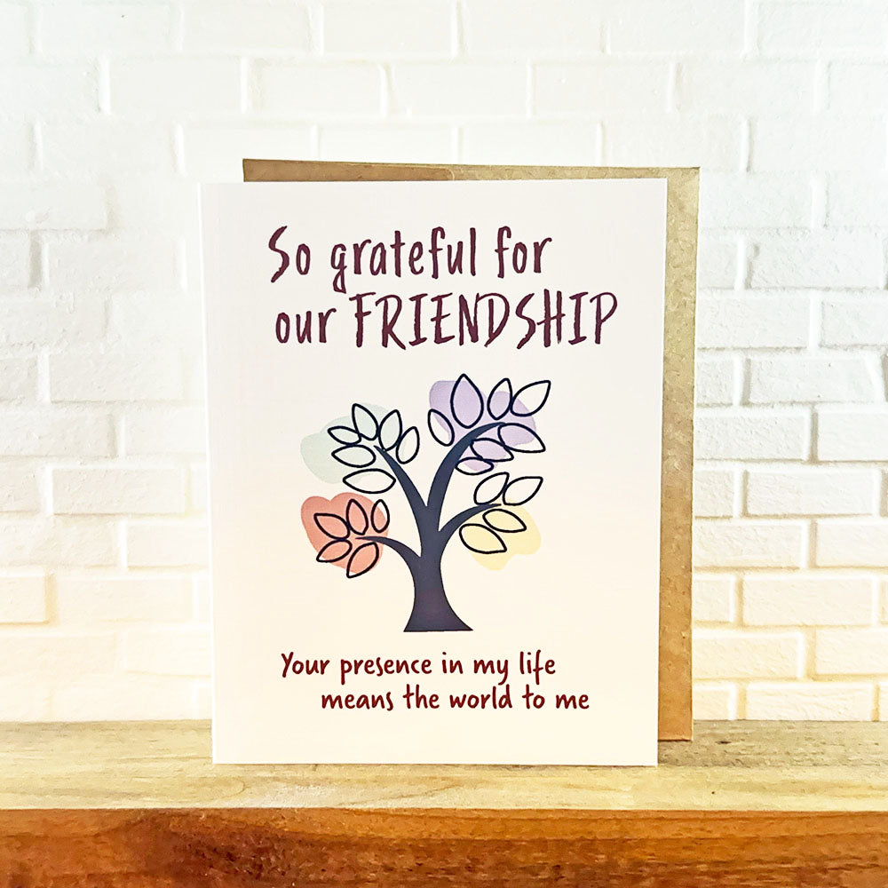 Grateful Friendship Card - Say-It Greetings – Solstad House